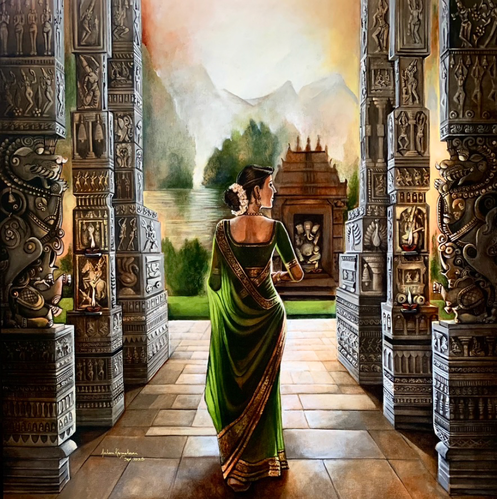 Lady in Temple – SURREAL
